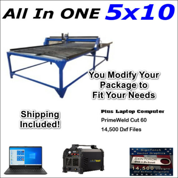 5x10 CNC Plasma Table - All in One with Plasma Cutter